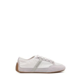 Givenchy Slim Sneakers aus Nylon und Wildleder - - Shoes - Herren - Wei&szlig; - 43 EU