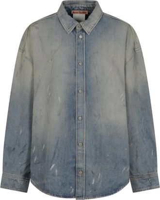 Acne Studios Homme, Chemises, Bleu, Taille: S/M Denim Shirt