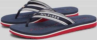 Tommy Hilfiger Zehentrenner mit Logo Details