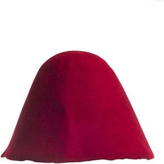Generic C&ocirc;nes en feutre de laine pour chapellerie et capuche - Rouge - Taille Unique