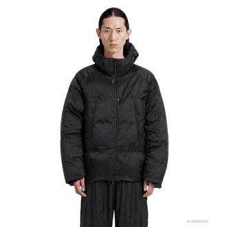 Yohji Yamamoto Hooded Puffer Jacket