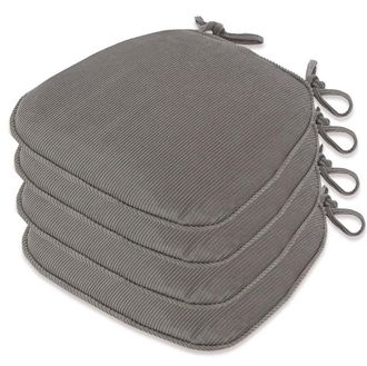 Generic 2/4/6/8 Packungen Esszimmerstuhlkissen, rutschfeste K&uuml;chenstuhlpolster, Sitzkissenpolster Mit Maschinenwaschbarem Bezug