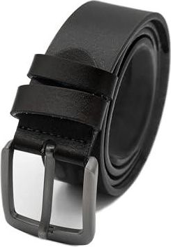 Zerimar Ceintures Homme| Ceinture de Costume | Ceintures en Cuir Naturel | Ceinture en Cuir 37 mm | Ceintures Classiques pour Hommes | Couleur Noir | Taille 1