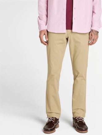 Timberland Claremont Chinohose aus Twill mit schmalem Bein für Herren in Beige, Herren, Beige, Größe