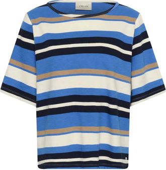 Cream Femme, Tops, Bleu, Taille: 42 FR T-Chemises