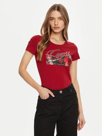 Guess T-Shirt W5RI03 J1314 Rot Regular Fit