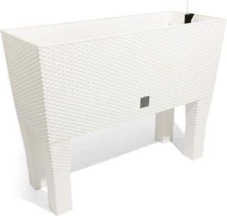 Prosperplast High Pot 30 l Prosperplast -H&uuml;lle High Plastik in Wei&szlig;, 46 (hohe) x 60 (Breite) x 25 (tiefer) CMs