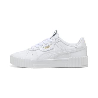 Puma Damen Carina 3.0 Luxe Sneaker, White Gold, 38 EU