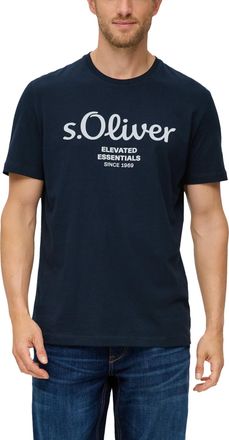 s.Oliver Baumwoll-T-Shirt mit Logo-Print