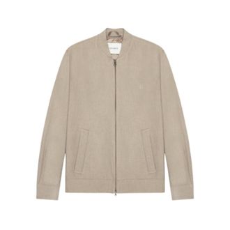 Les Deux Homme, Vestes, Beige, Taille: XL Como Bomber Jacket
