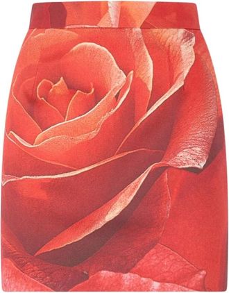 Roberto Cavalli Damen, Röcke, Rot, 2XSGröße