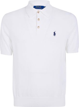 Ralph Lauren Short Sleeves Knit Polo Neck Sweater
