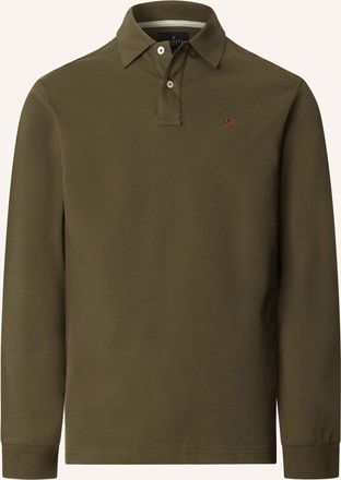 Hackett Poloshirt Slim Fit Logo Ls gruen