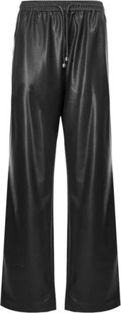 John Richmond Femme, Pantalons, Noir, Taille: 36 FR Pantaloni Ecopelle