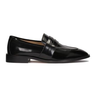 Kazar Schwarze Slip-On Leder-Halbschuhe - - Shoes - Damen - Schwarzk - 37 EU