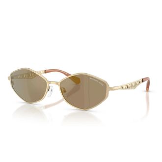 Michael Kors unisex, Accessoires, Jaune, Taille: 56 MM Gold Coast Lunettes de soleil