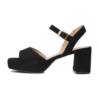 Unisa Schwarze Ney Sandalen mit Blockabsatz - - Shoes - Damen - Schwarzk - 35 EU
