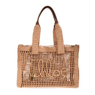 Chlo&eacute; Femme, Sacs, Brun, Taille: ONE Size Summer Banana East-West Tote Bag