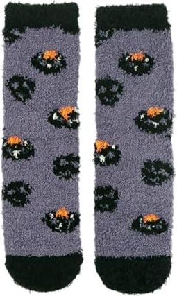Generic Chaussettes Femme Chaussettes Chaudes Femme Chaussettes Thermiques Femme De Classique Halloween En Polaire Mi-Mollet Parfaites Pour Dormir Rester Au C