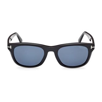 Tom Ford Mattschwarze quadratische Sonnenbrille - - Accessories - Herren - Schwarzk - 54 MM