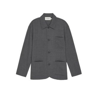 Frame Denim Homme, Vestes, Gris, Taille: XL Wool Chore Coat