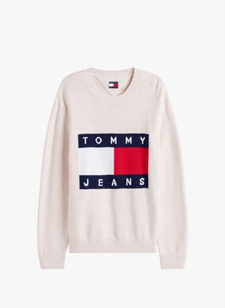 Tommy Hilfiger Pull chin&eacute; &agrave; badge drapeau