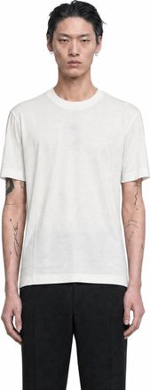 Emporio Armani Micro Eagle Embroidery Jersey T-Shirt