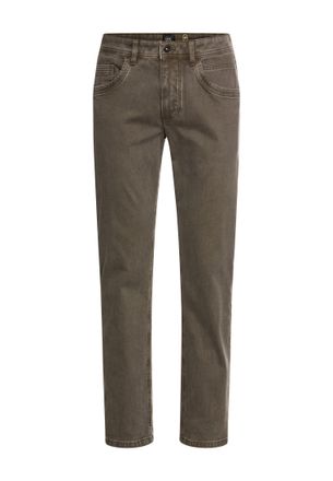 Camel Active Herren 5-Pkt Relaxed Fit Hose aus Baumwoll-Elasthan-Mix Waldgrün, menswear-38/32