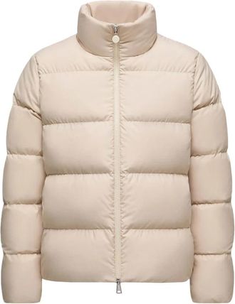 Moncler Beige Daunenjacke mit lockerer Passform - - Jackets - Damen - Beige - S