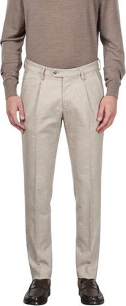 Mason's Torino City 1 Pinces Chino Pants - Homme - Pantalons - Beige - Taille: M