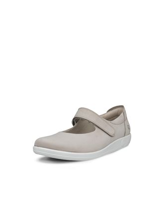 Ecco Damen Soft 2.0 Mary Jane Schuh, Reiner Kaschmir, 37 EU