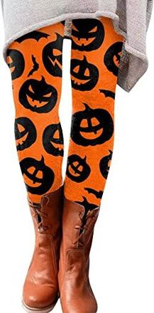Generic Legging imprim&eacute; dHalloween pour femme, collant graphique effrayant taille haute, pantalon dentra&icirc;nement extensible, pantalon de yoga doux, v&ecirc;tement de