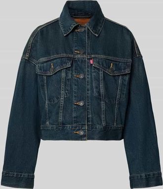Levi's Jeansjacke mit Label-Detail Modell LOOSE CROP TRUCKER
