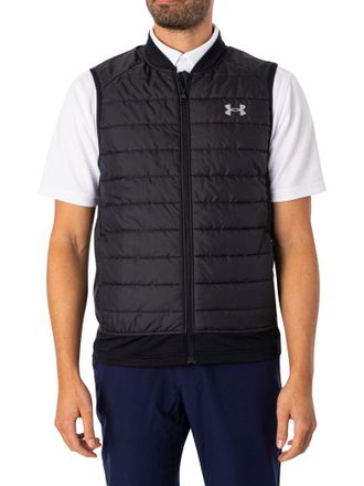 Under Armour Launch Insulated Weste schwarz, L Herren