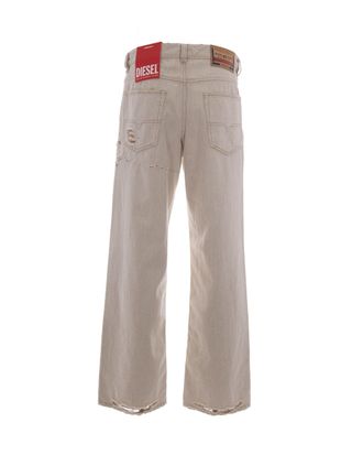 Diesel Mens Jeans Pantalone 2001 D-Macro Dirty White Dirty-White Cotton Dirty/white