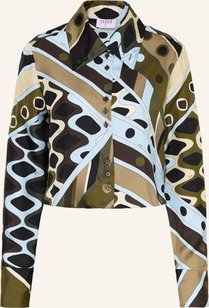 Pucci Hemdbluse Aus Seide gruen