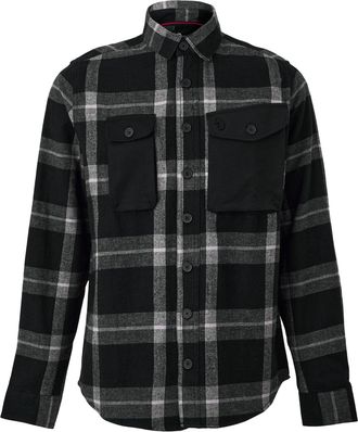Luke Johnny Hemdjacke f&uuml;r Herren, Brusttasche (dunkele Kohle)