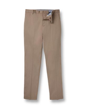 CHARLES TYRWHITT Smarte strukturierte Hose - Camel