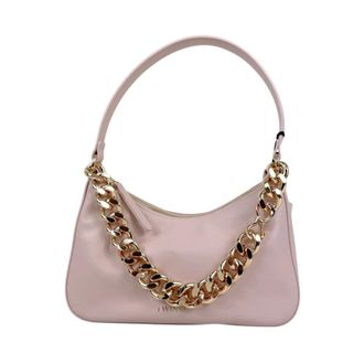 Twinset Femme, Sacs, Rose, Taille: ONE Size Liliane Leather Shoulder Bag