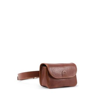 IL BISONTE Sac banane &agrave; ceinture r&eacute;glable en cuir