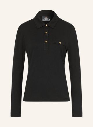 Barbour Jersey-Poloshirt Ramona schwarz