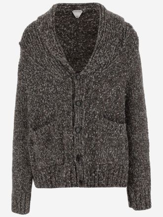 Bottega Veneta Alpaca Wool Blend Cardigan - Multicolor