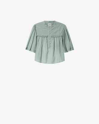 Isabel Marant Top Douna - Femme - Sauge - Taille34 - Marant &Eacute;toile