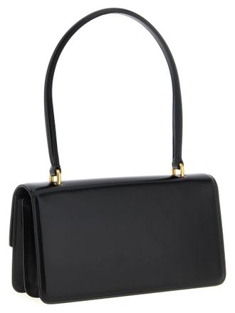Valentino Garavani Womens Black Calfskin Shoulder Bag