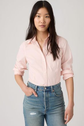 Levi's Slim Poplin Shirt - Femme - Rose / Crystal Pink - XS