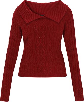 Faina Pullover Frauen Burgund