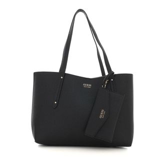 Guess Femme, Sacs, Noir, Taille: ONE Size Brenton Tote Medium Shopping Bag