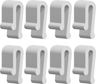 Generic Schutzclips aus Emaille f&uuml;r Backofen-Deckel, Schutzclips f&uuml;r Sto&szlig;f&auml;nger, Aufbewahrung f&uuml;r Ofendeckel - 8 x Schutzclips f&uuml;r K&uuml;chenutensilien, Topf-Sto&szlig;