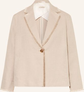 Lilienfels Lilienfels Leinenblazer beige