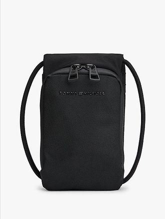 Tommy Hilfiger Pochette de voyage en tissu &agrave; rabat et logo